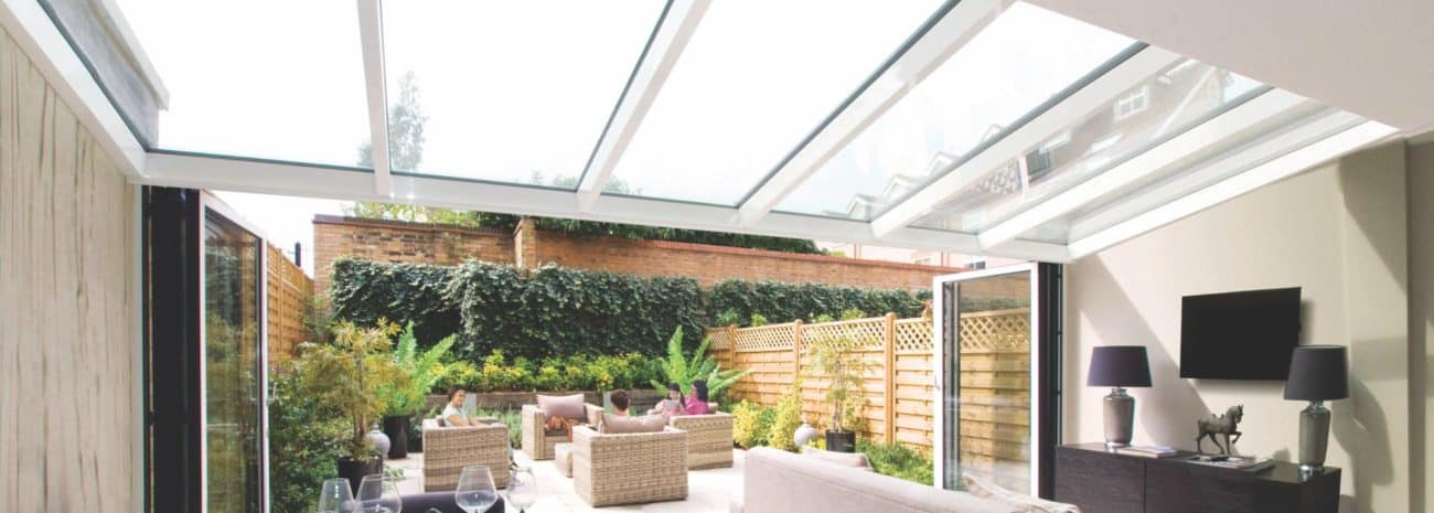 Structural glass roofs - Turn any outside space into a room - IDSystems