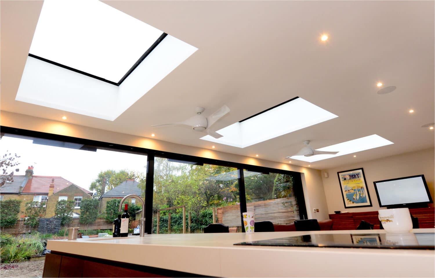 Glazed Flat Roof Lights | Fixed or opening designs